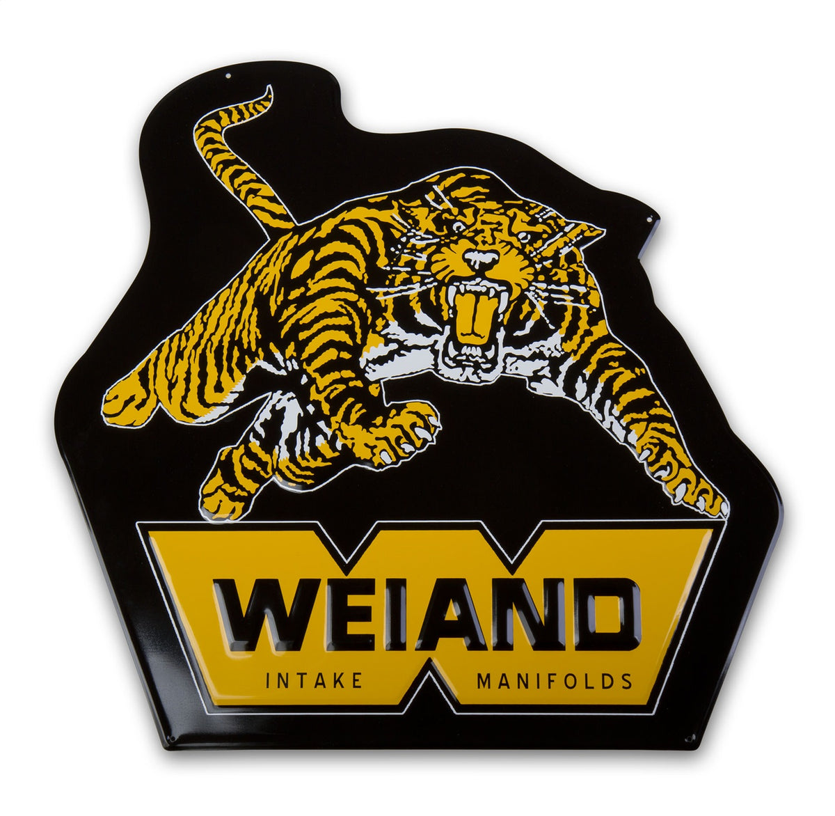 Weiand 10009WND Weiand Tiger Metal Sign; 20 in. x 20 in.; Early 70s ...