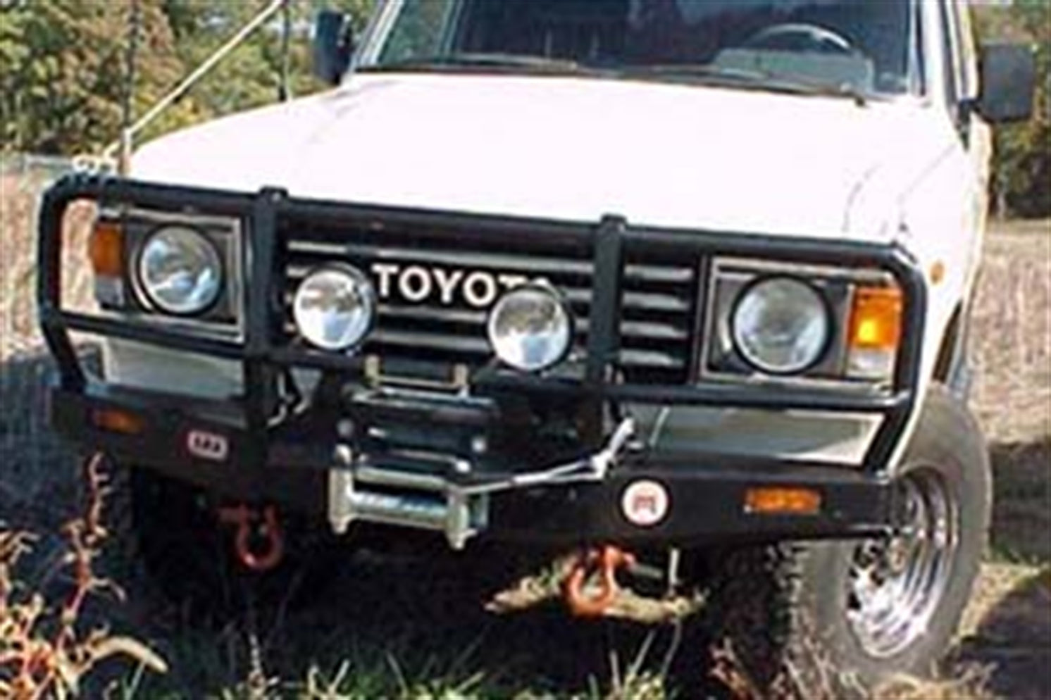 ARB 3410100 Front Deluxe Bull Bar Winch Mount Bumper; 60/62 Series ...