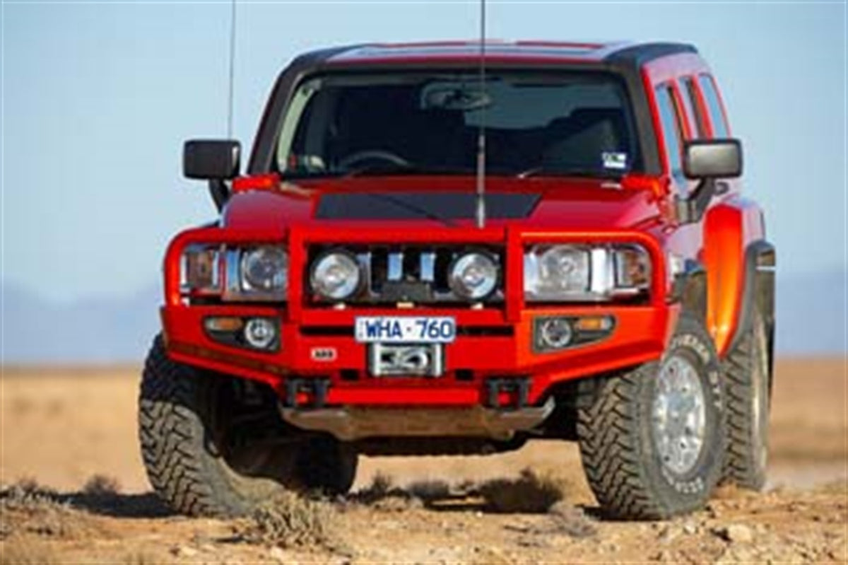 ARB 3468020 Front Deluxe Bull Bar Winch Mount Bumper; w/o Flares; Black ...