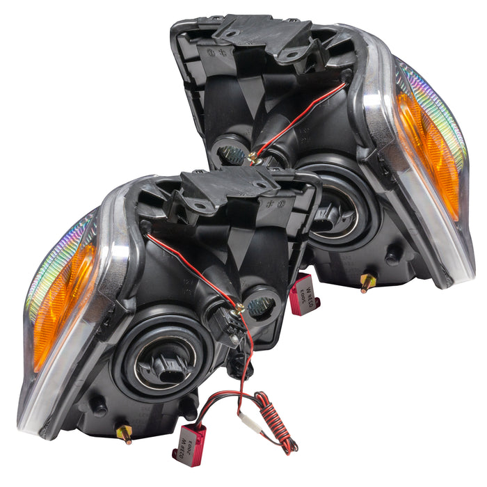 Oracle Lighting 7201-334 SMD Pre-Assembled Headlights, Chrome Bezel ...