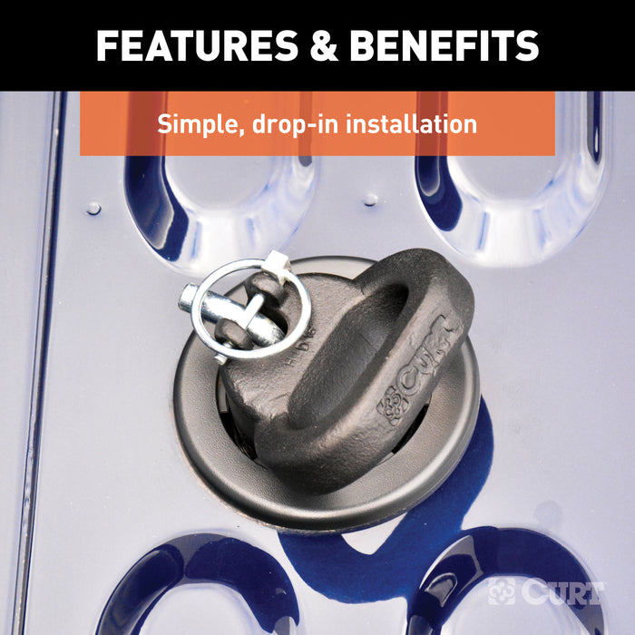 CURT 60618 OEM Puck System 2-5/16in. Gooseneck Kit; Ram (30K) | Truck ...