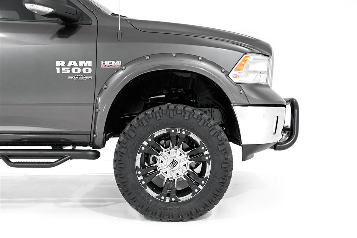 Rough Country F-D10911 Dodge Pocket Fender Flares Rivets 09-18 RAM 1500 ...
