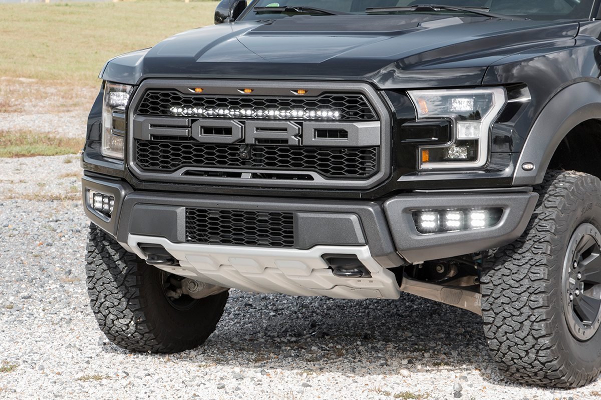 Rough Country 70702 Ford 30 Inch LED Hidden Grille Kit 17-20 F-150 ...
